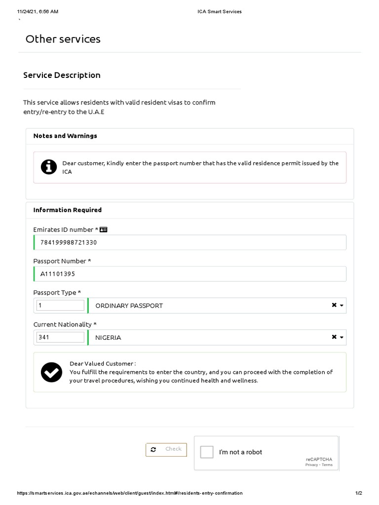 ICA Smart Services | PDF | Passport | Travel Visa