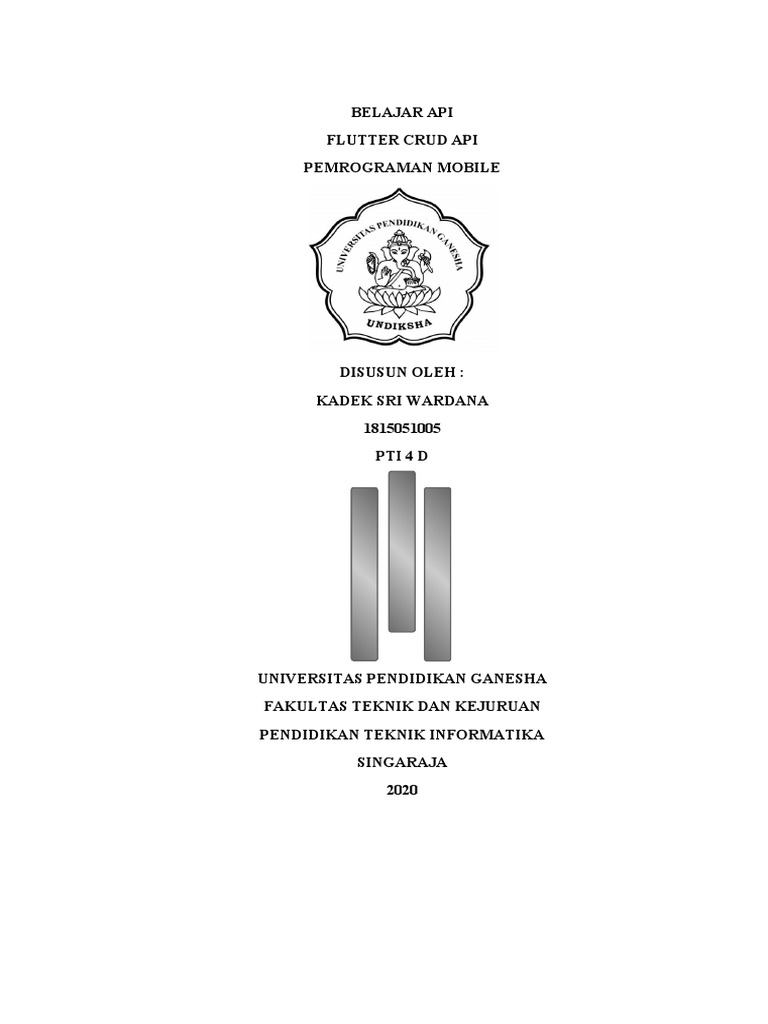 Belajar Api Flutter Crud Api Pemrograman Mobile | PDF | Computer Programming | Computing