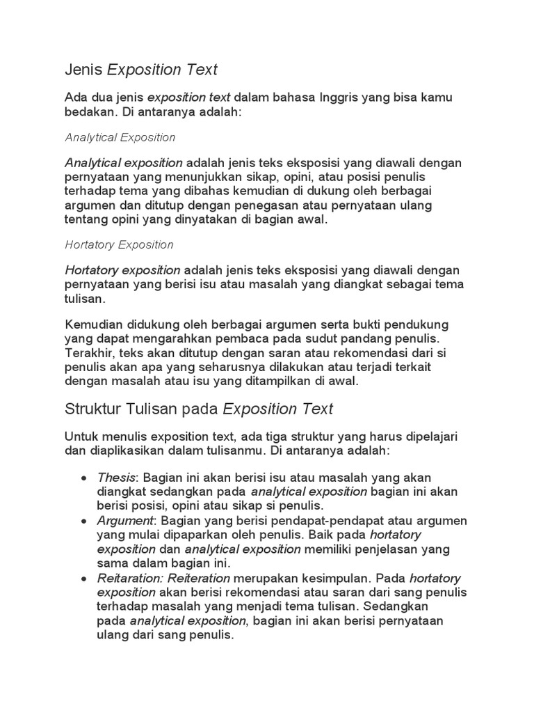 Text Eksposisi Pdf