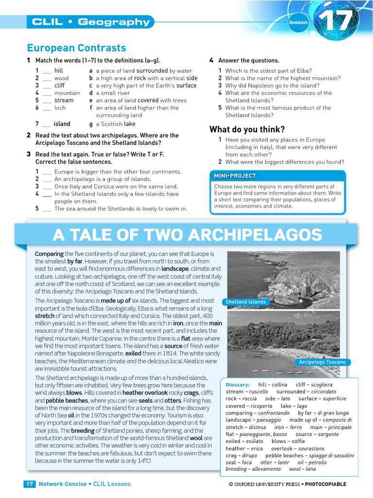 A Tale of Two Archipelagos | PDF | Earth Sciences | Geography