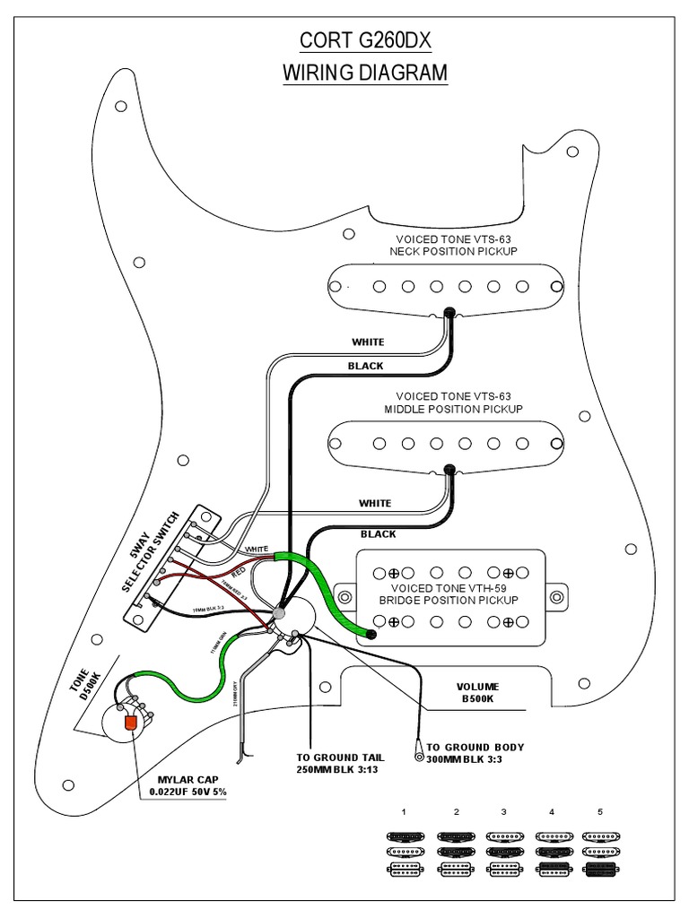 Cort Guitar Wiring Diagrams