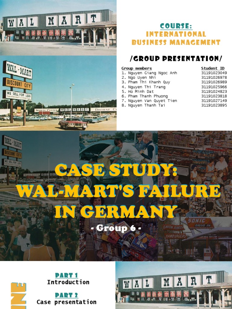 International Business Management: Course | PDF | Walmart | Retail