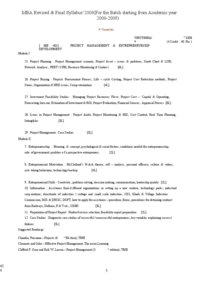 MBA Syllabus: Project & Strategy | PDF | Consumer Behaviour | Attitude ...