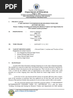 Activity Proposal On Culminating Program Immersion | PDF | Learning ...