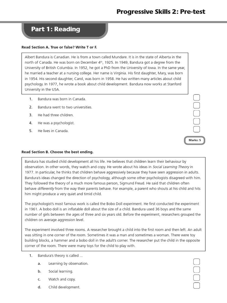 Albert Bandura: Child Psychology Insights | PDF | Psychological ...