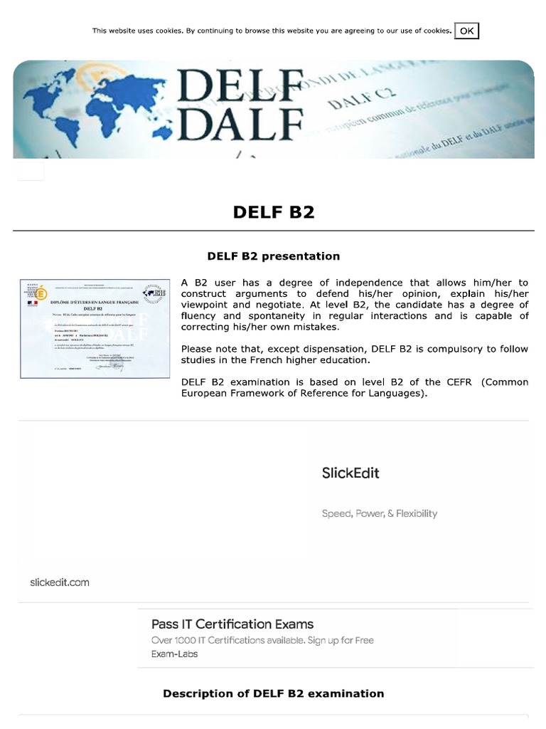 Delf b2 | PDF