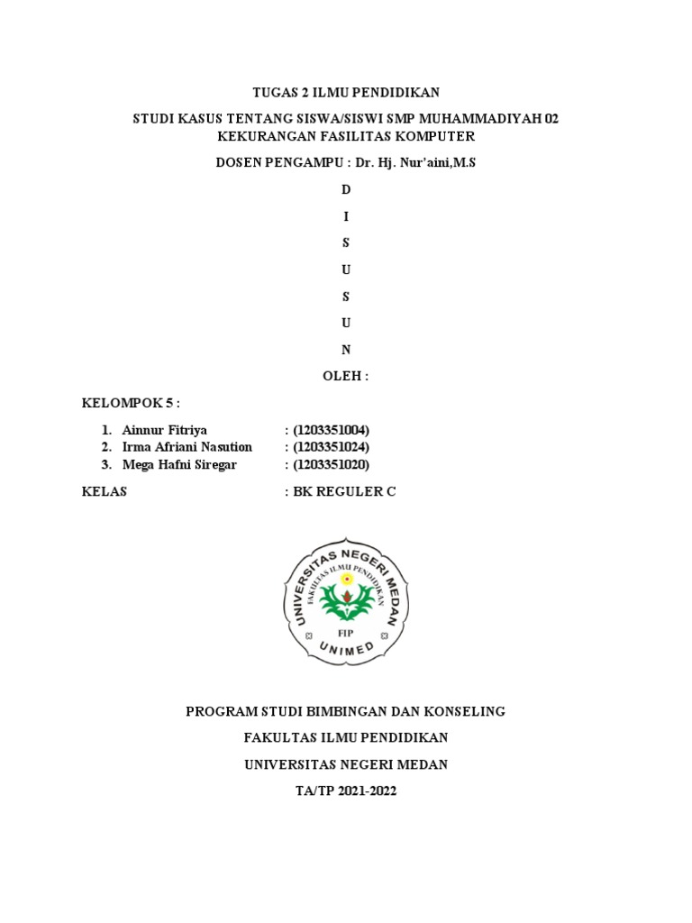 Mini Riset-Ilmu Pendidikan-Kelompok 5-Bk Reguler C 2020 | PDF