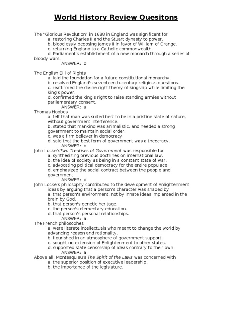 Key Concepts in World History Review | PDF | World War II | Cold War