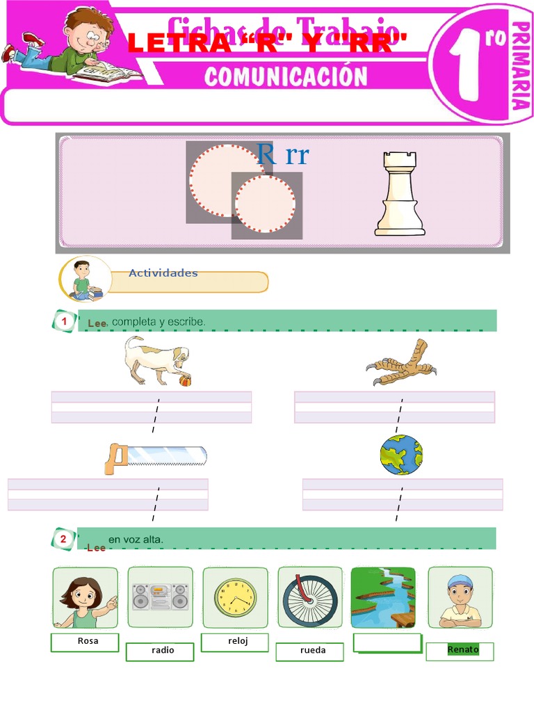Actividades con la letra R y RR | PDF