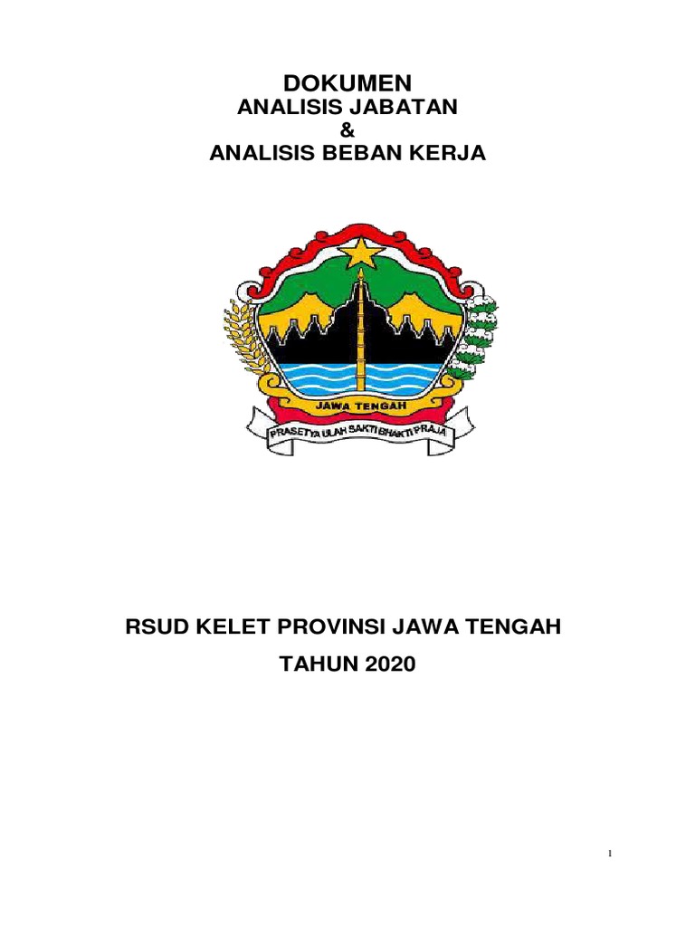 Dokumen Analisis Jabatan Analisis Beban Kerja Tahun 2021 | PDF