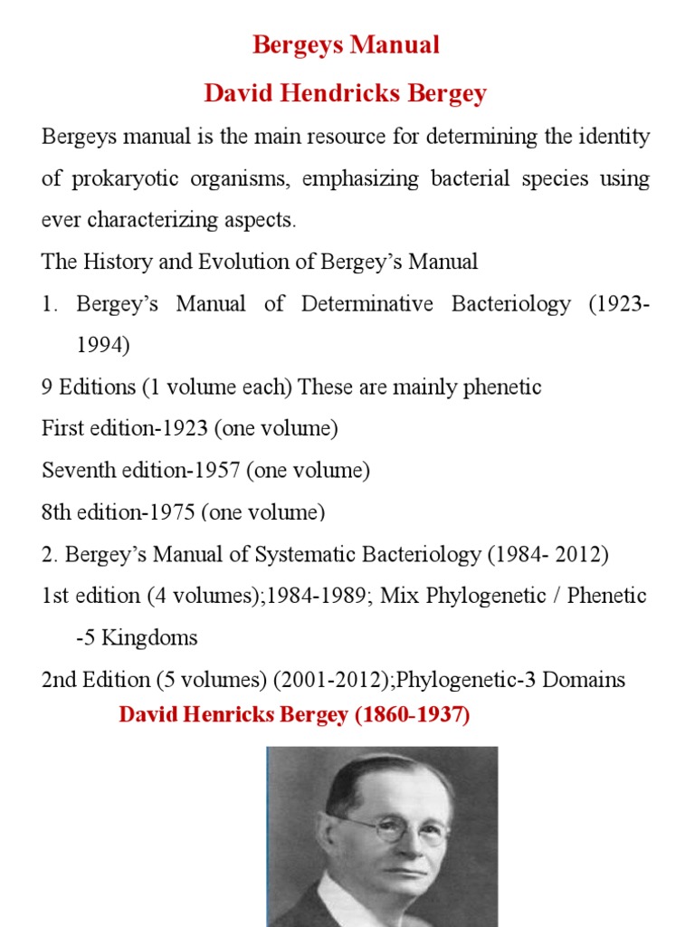Bergeys Manual | PDF | Bacteria | Cyanobacteria