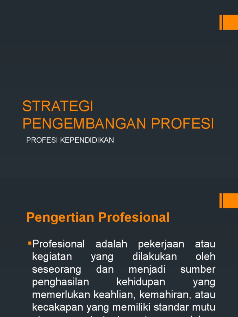 Pengembangan Profesi Guru | PDF