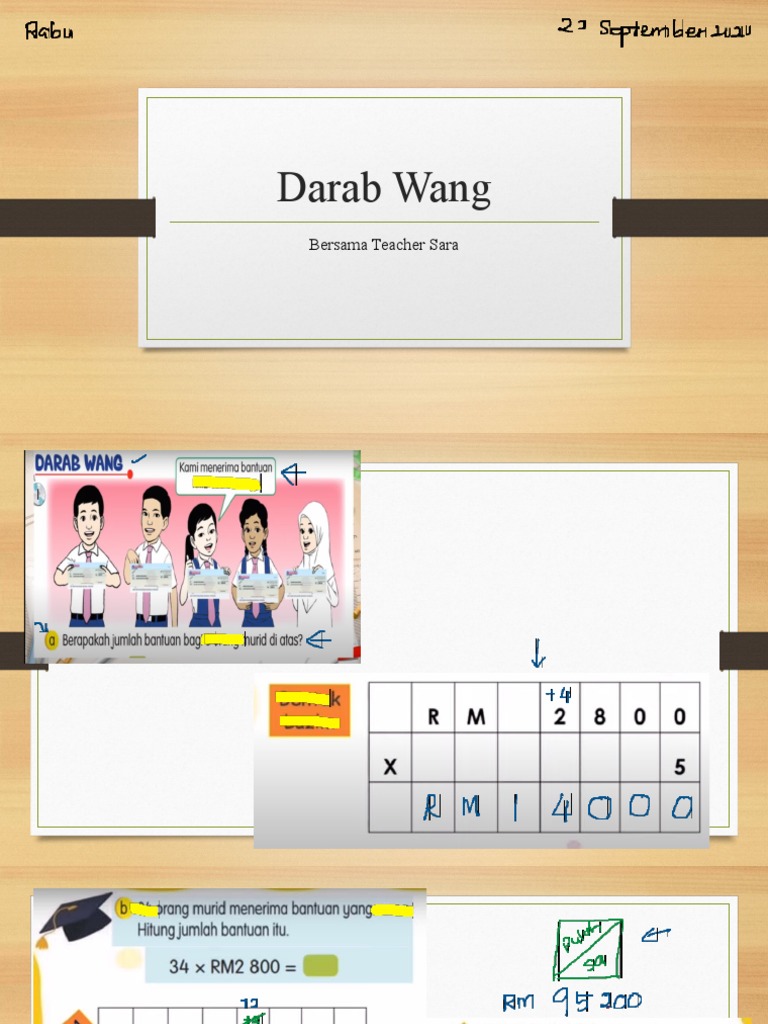 Darab Wang: Bersama Teacher Sara | PDF