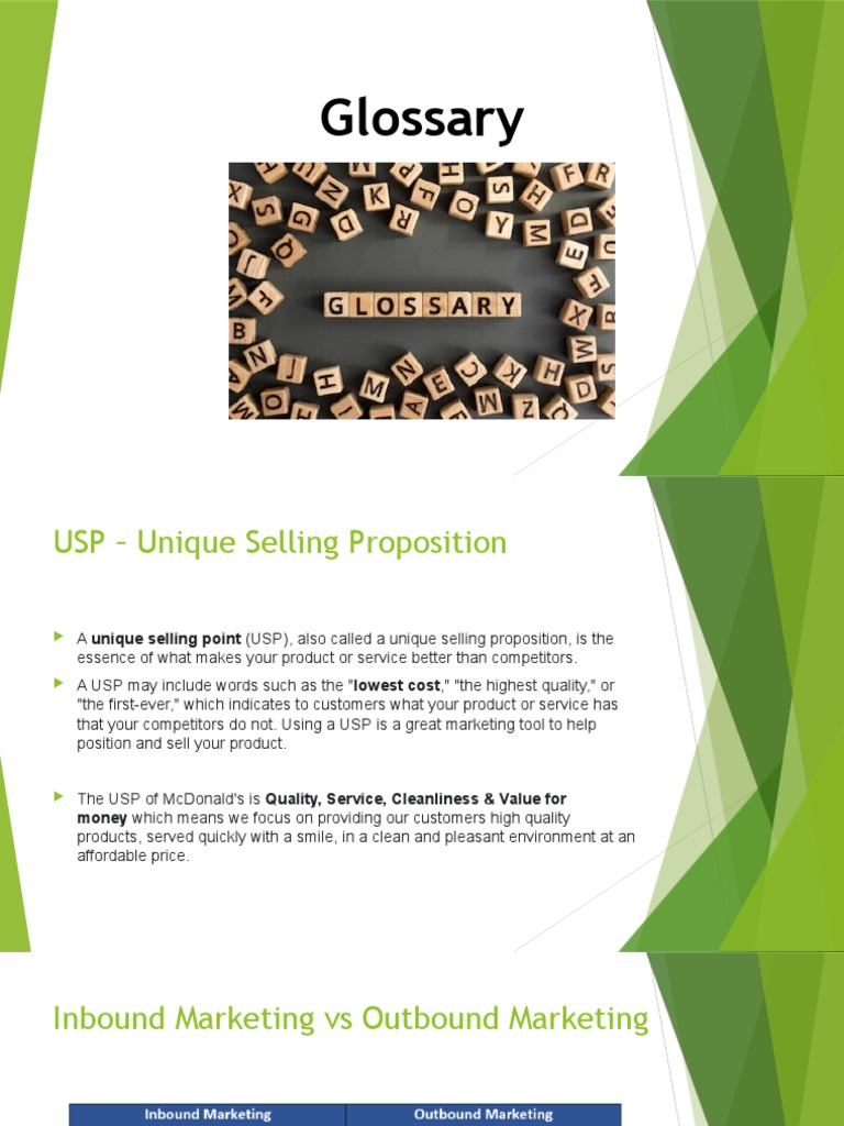 Glossary PPT - 11th Nov | PDF