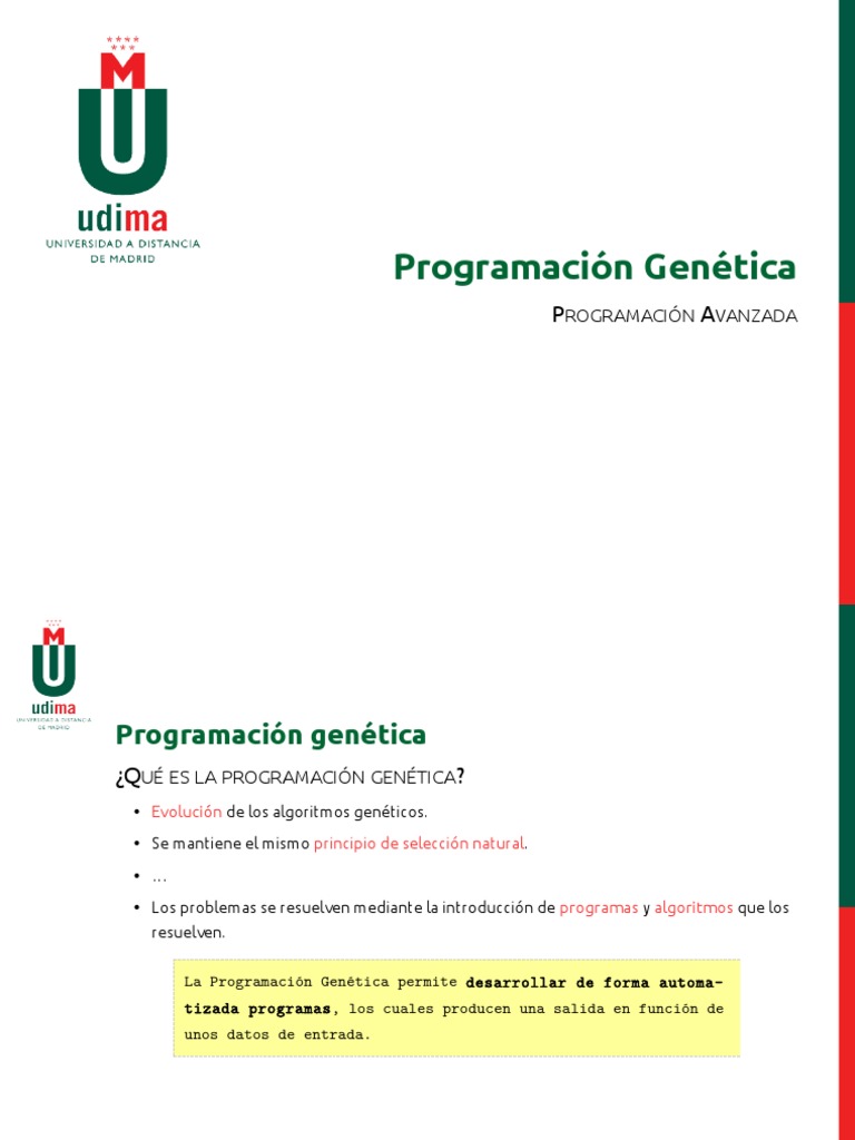 Programación Genética y Mutación Puntual | PDF | Algoritmo genético ...