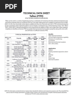 PTFE Permeability Data Analysis | PDF | Chlorine | Physical Chemistry