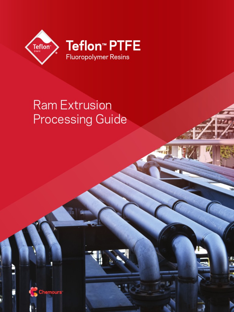 Teflon Ptfe Ram Extrusion Guide | PDF | Extrusion | Sintering