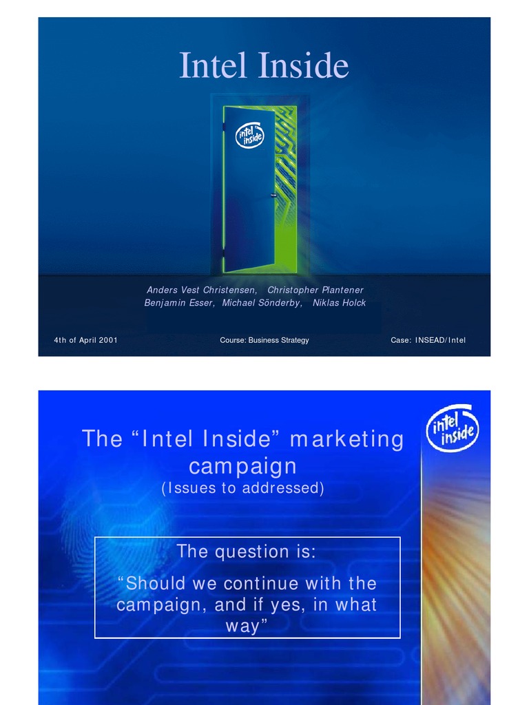 Intel Inside: Anders Vest Christensen, Christopher Plantener Benjamin ...