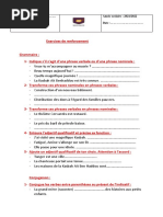 Les Verbes Introducteurs | PDF | Phrase | Verbe
