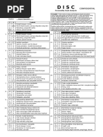 Lembar Soal Dan Jawaban Disc | PDF