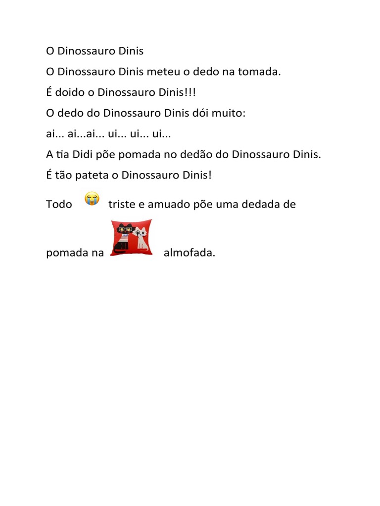 O Dinossauro Dinis | PDF