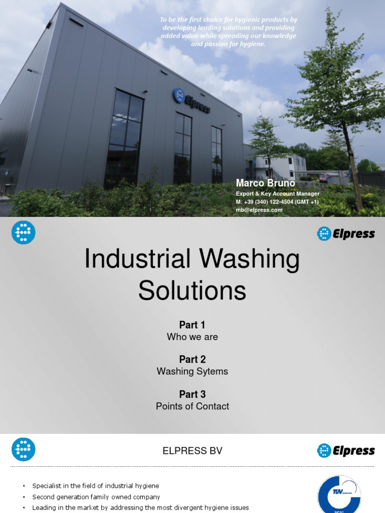 1 Elpress Iws Presentation - en | PDF | Washing Machine | Water