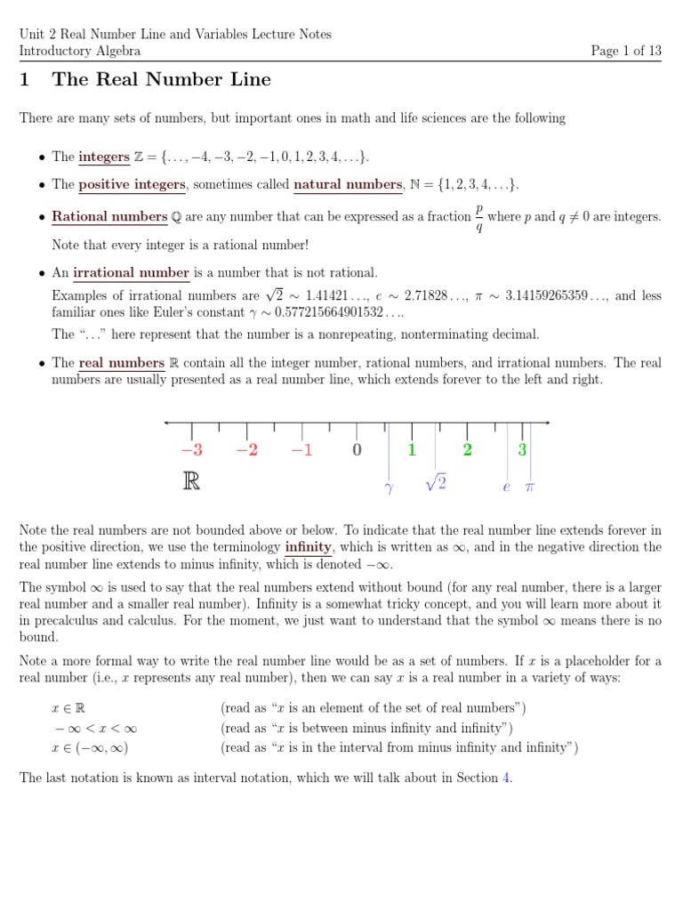 Unit2 Real Numbers | PDF | Numbers | Area