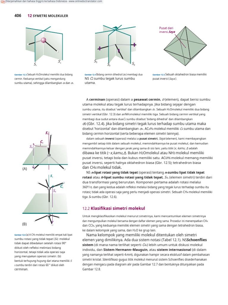 The Symmetry Classification of Molecues - En.id | PDF