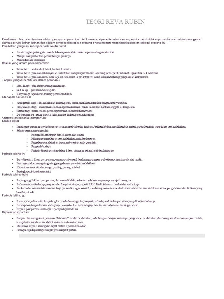 Teori Reva Rubin | PDF