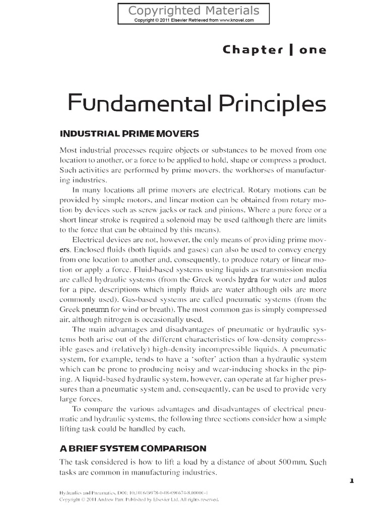 Bab1 Hydraulics-and-Pneumatics | PDF | Pascal (Unit) | Gallon