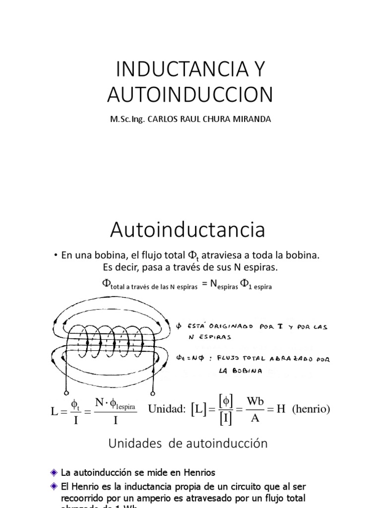 Inductancia y Autoinduccion | PDF | Inductor | Inductancia