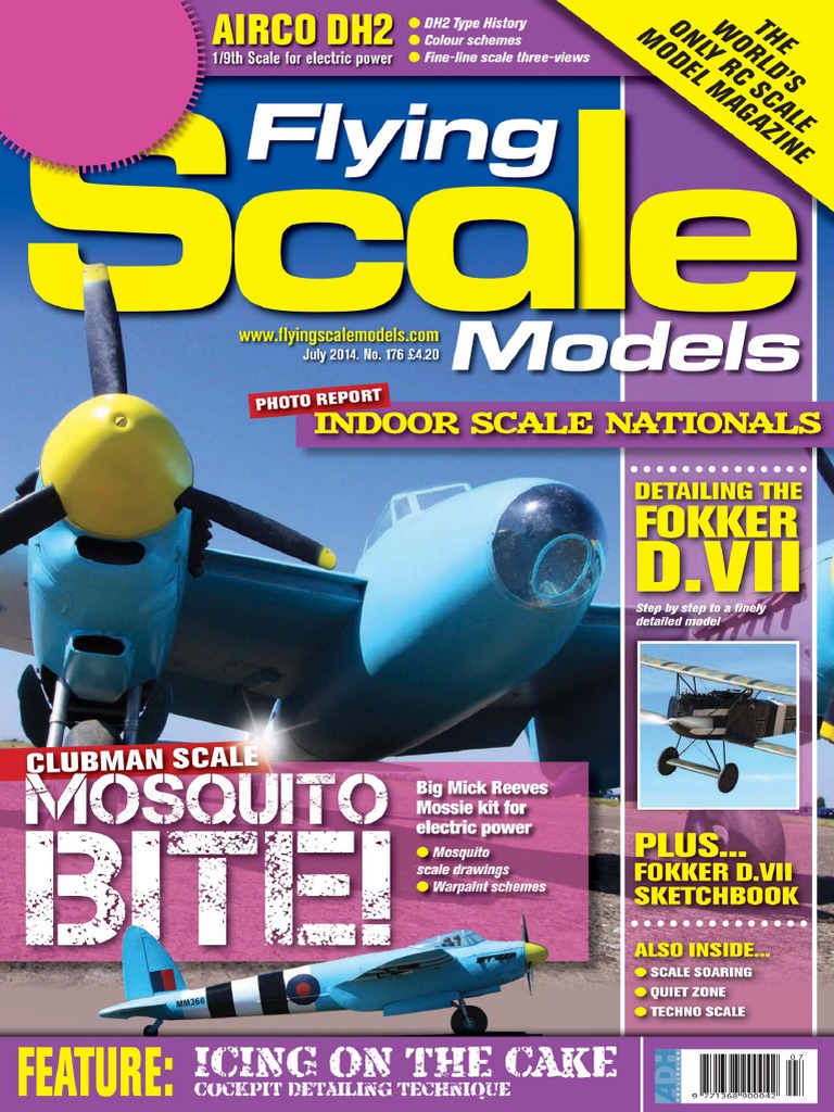 Flying Scale Models Issue 176 2014-07 | PDF | Wire | Landing Gear