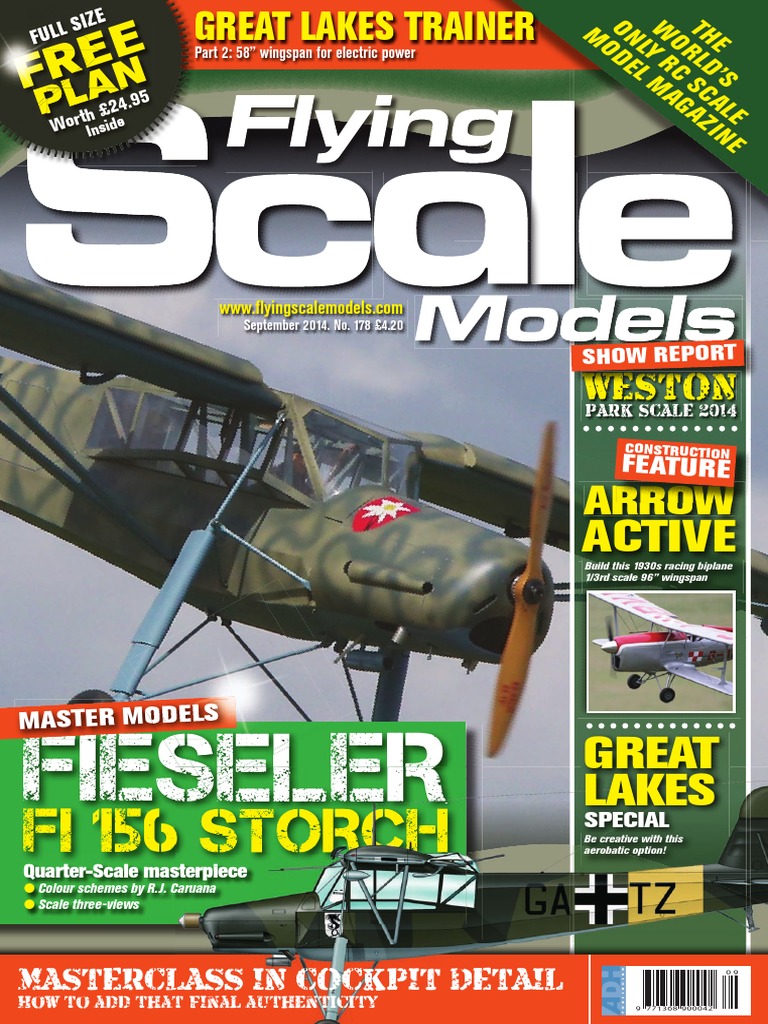Flying Scale Models Issue 178 2014-09 | PDF | Ignition System | Plywood