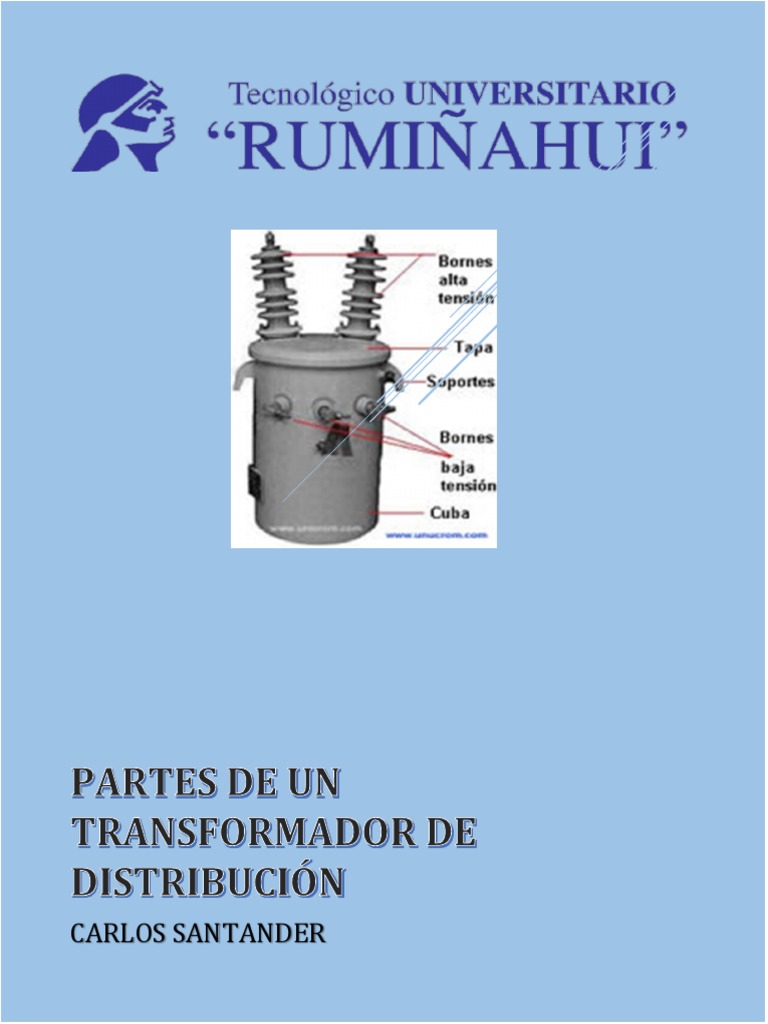 Partes Del Transformador de Distribución | PDF | Transformador | Inductor Partes Del Transformador de Distribución | PDF | Transformador | Inductor
