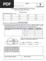 2022 Term 3 Math Grade 8 Common Test-1 | PDF | Mathematical Objects ...