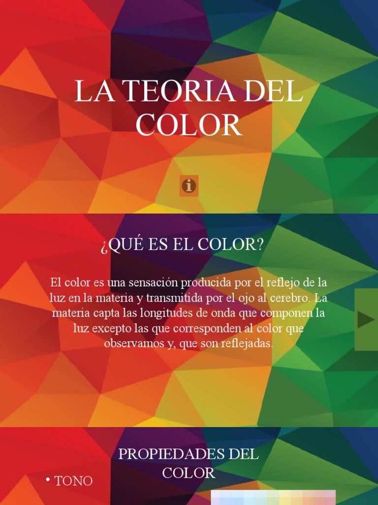 Teoria Del Color | PDF | Color | Matiz