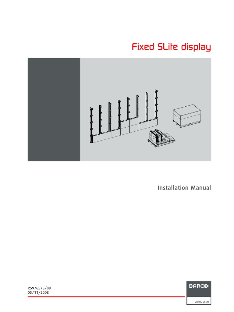 Barco SLite10 - R5976575 - 08 - Installation | PDF | Electrical Wiring ...
