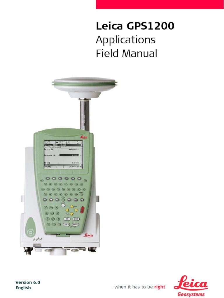 GPS1200 ApplField en | PDF | Surveying | Trademark