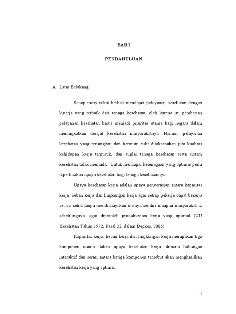 Beban, Kapasitas Dan Lingkungan Kerja | PDF