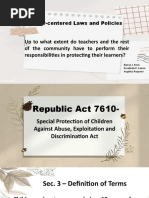 RA 7610 Powerpoint | PDF | Child Abuse | Children's Rights