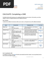 Completing a 1040: NGPF Answer Key | PDF | Irs Tax Forms | Public Finance