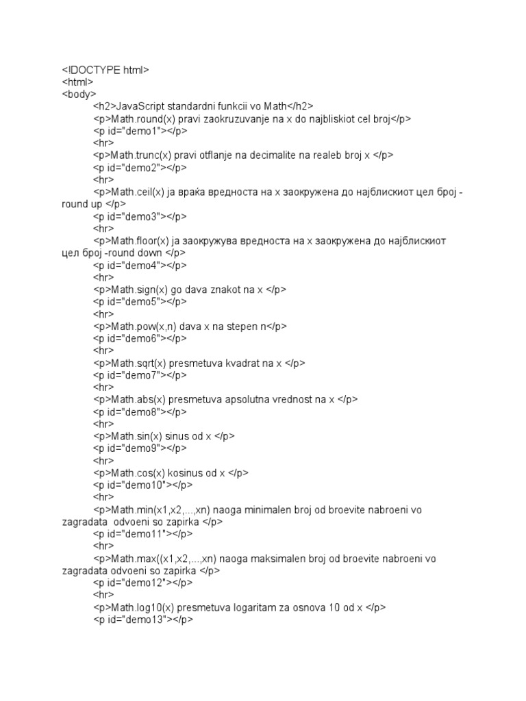 DOCTYPE HTML | PDF | Web Development