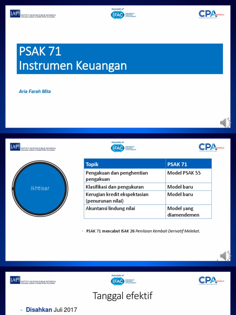 PSAK 71 Part 1 | PDF