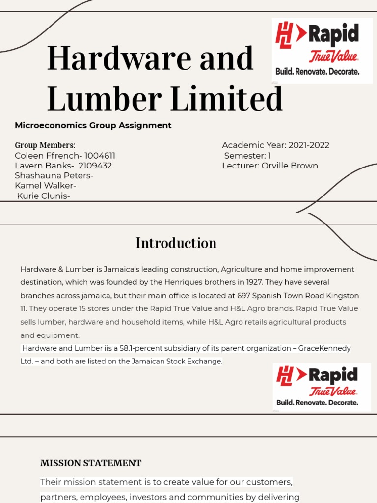 H&L True Value: Market Analysis 2021-2022 | PDF | Prices | Business ...