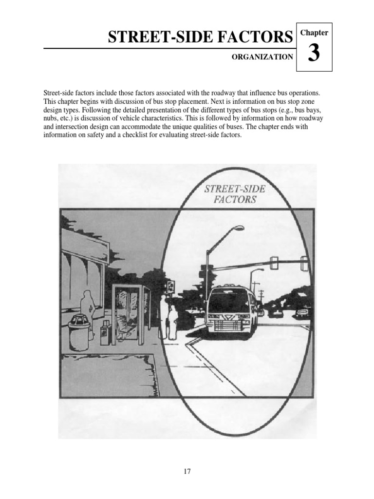 Guideline For Location and Design of Bus Stop | PDF | Traffic | Bus