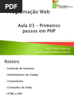 1a Lista de Exercicios de PHP | PDF | Programas | Computação e ...