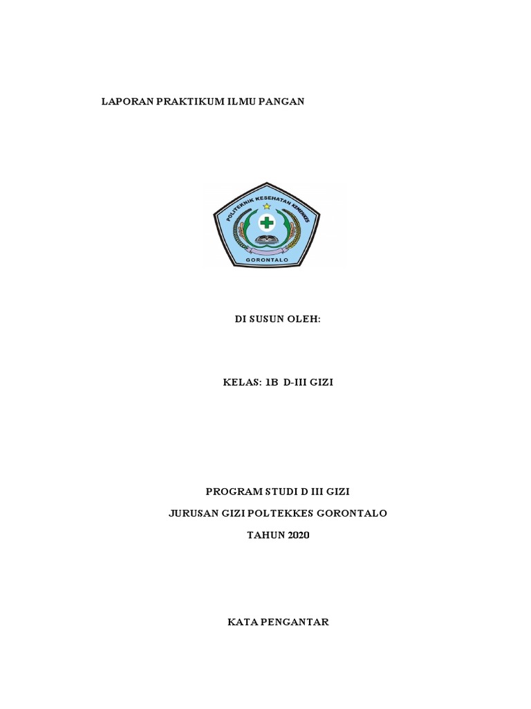 1GK RS Laporan Praktikum Ilmu Pangan | PDF