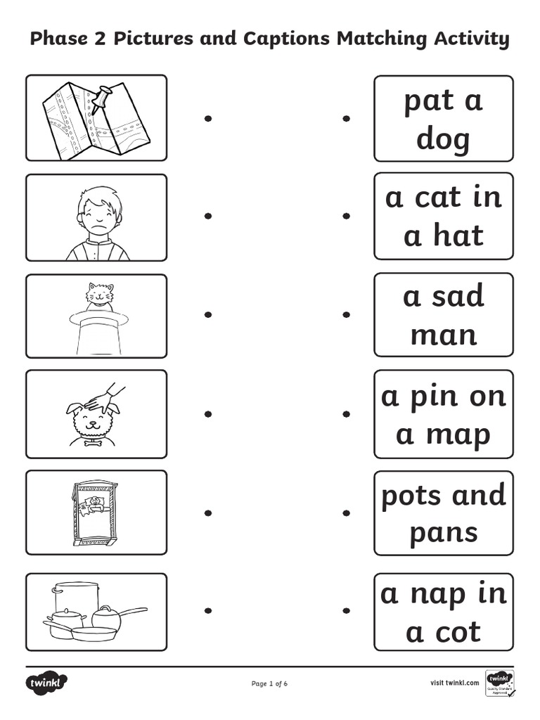Pictures and Captions Matching | PDF