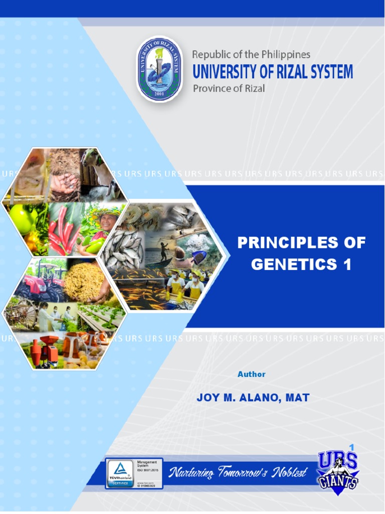 Principles of Genetics 1: Joy M. Alano, Mat | PDF | Meiosis | Mitosis