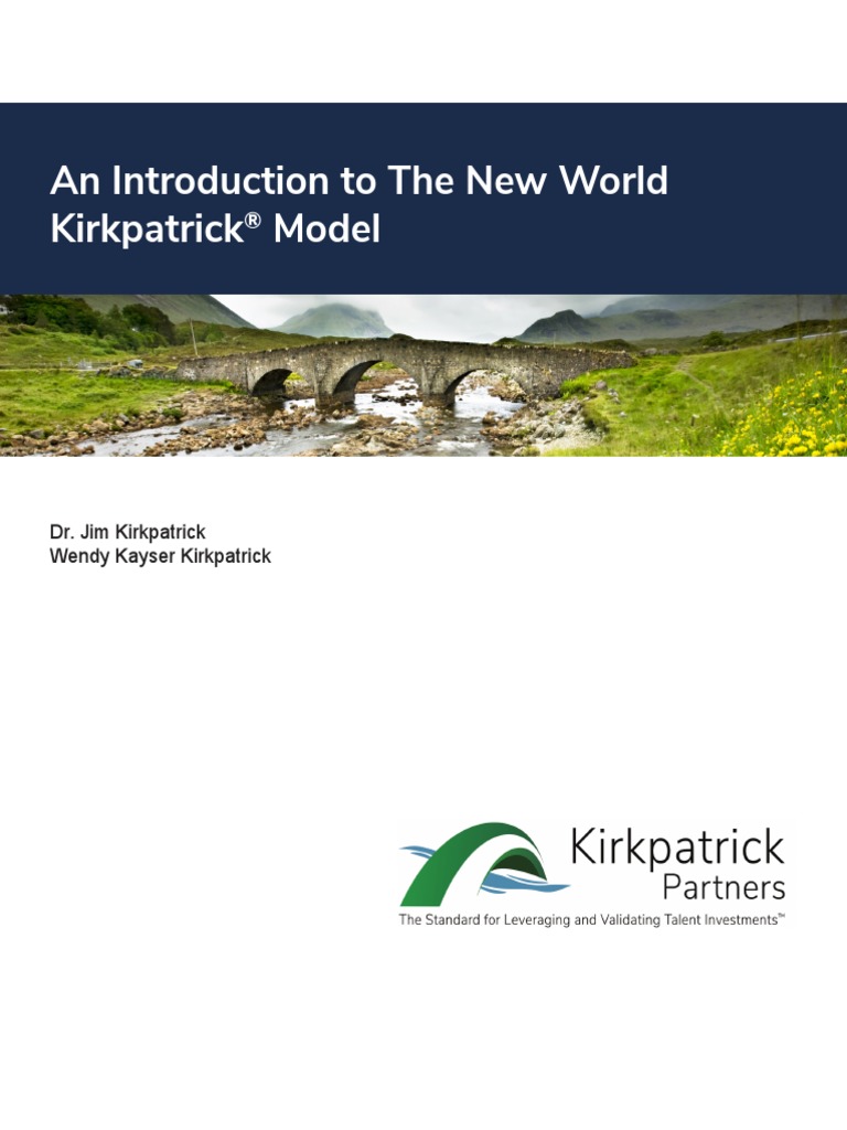 An Introduction To The New World Kirkpatrick Model A White Paper | PDF ...